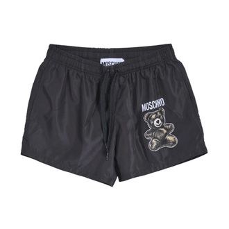 Moschino Adrian Bear Badeboxer Schwarz - - Swimwear - Herren - Schwarzk - 2XL