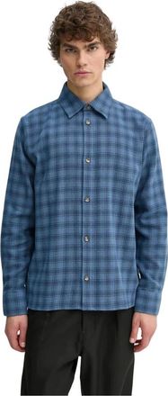Won Hundred Homme, Chemises, Bleu, Taille: 2XL Chemise &agrave; carreaux