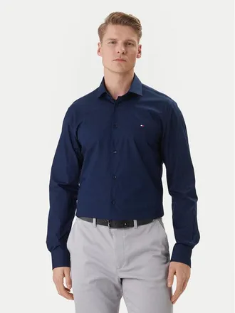 Tommy Hilfiger Hemd MW0MW38347 Dunkelblau Slim Fit