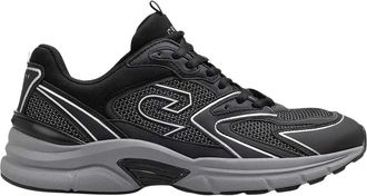 Cruyff Scorpius Logo Sneaker f&uuml;r Herren, Niedrig geschnitten (Schwarz/Grau)
