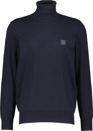 BOSS Herren Rollkragenpullover aus Baumwolle mit Kaschmir AKIRO Regular Fit