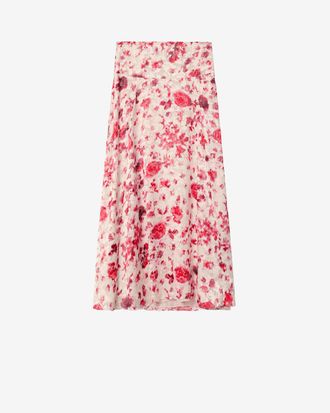 Isabel Marant Jupe Hilza - Femme - &Eacute;cru-rose - Taille34 - Isabel Marant