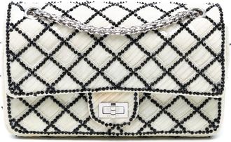 Chanel Sequinned Reissue 2.55 Quilted Mesh Double Flap 225
