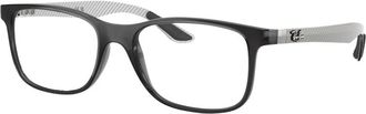 Ray-Ban unisex, Accessoires, Gris, Taille: 55 MM Square Optical Frame