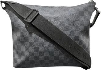 Louis Vuitton Pre-owned Sac bandouli&egrave;re Damier Graphite - Homme - Pre-owned - Noir - Taille: ONE Size