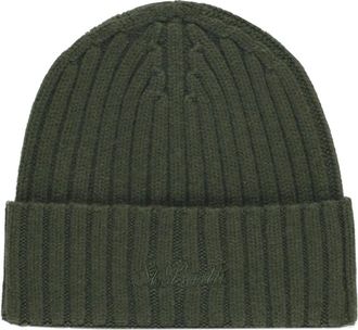 Saint Barth Homme, Accessoires, Vert, Taille: ONE Size Wengen Beanie
