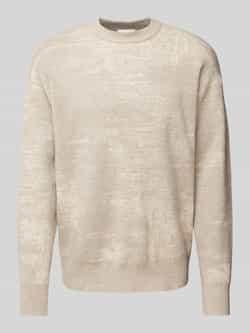 Calvin Klein Strickpullover mit Rundhalsausschnitt