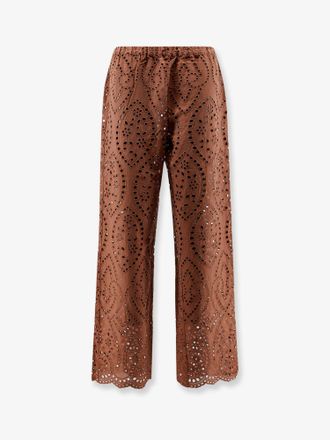 MC2 Saint Barth Inez sangallo lace trousers - MC2 SAINT BARTH - gender_Woman