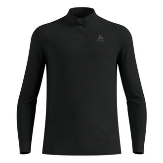 Odlo Merino 200 Baselayer Halb-Zip - - Sport - Herren - Schwarzk - M