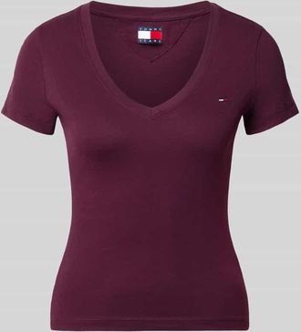 Tommy Jeans Slim Fit T-Shirt aus reiner Baumwolle