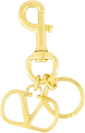 Valentino Garavani Femme, Accessoires, Jaune, Taille: ONE Size VLogo Signature Metal Bag Charm