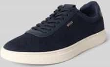 HUGO BOSS Low Top Sneaker mit Echtleder-Besatz Modell KIERAN