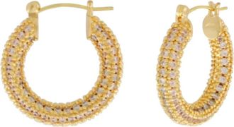 Dansk Copenhagen Klare Mini CZ Creolen - - Accessories - Damen - Gelb - ONE SIZE