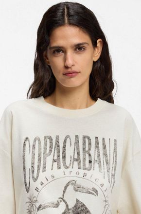 HUGO BOSS T-Shirt Eboys Premium Damenmode mit Print, Relaxed Fit