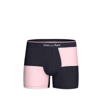 Eden Park Lot de 2 boxers damiers en jersey de coton stretch