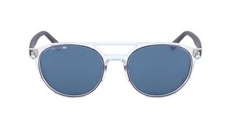 Lacoste Unisex Adult Sunglasses L881S/N - Crystal/Navy with Lens