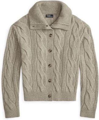 Polo Ralph Lauren Strickjacke aus Wolle und Kaschmir mit Knöpfen