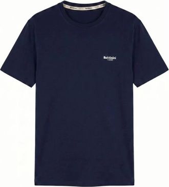Baldinini Rundhals-T-Shirt - - Tops - Herren - Blau - 2XL