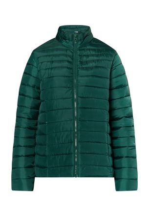 Mymo Leicht wattierte Jacke Damen dunkelgr&uuml;n