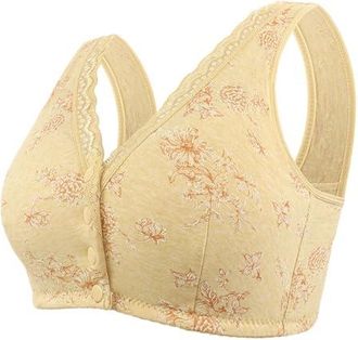 Generic Mince Laceless Confortable Respirant Sous-v&ecirc;tements Grande Taille Boucle Femme Soutien-gorge Col V Gilet Bralette Sans Fil Soutien-gorge Bas Sport Bra