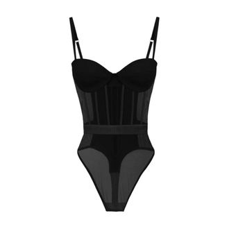 Elisabetta Franchi Damen, Oberteile, Schwarzk, XLGr&ouml;&szlig;e