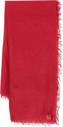 Faliero Sarti écharpe à bords francs - Rouge