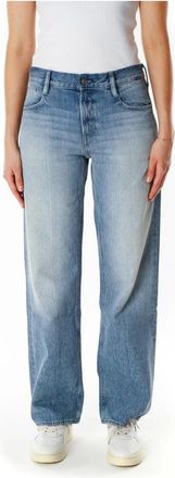G-Star Femme, Jeans, Bleu, Taille: W33 L30 Judee Jean Ample Taille Basse Coupe Droite