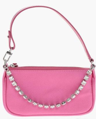by FAR Satin RACHEL Mini Bag with Jewel Chain size Unica