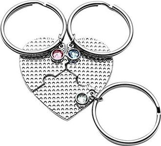 Valiclud Nouveaut&eacute; Porte-Cl&eacute;s pour 3 Meilleur Ami pour Toujours Et Toujours Correspondant Porte-Cl&eacute;s pour Amis