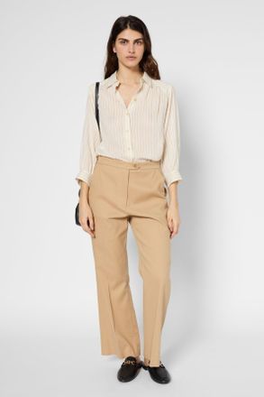 Gerard Darel Pantalon en coton - LORE - Camel