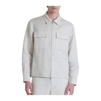 Antony Morato Locker sitzendes Hemd im nat&uuml;rlichen Stil - - Shirts - Herren - Wei&szlig; - L