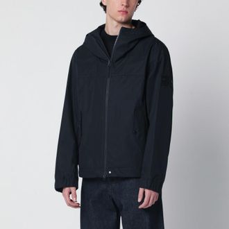 Stone Island Navy blue cotton zip-up jacket