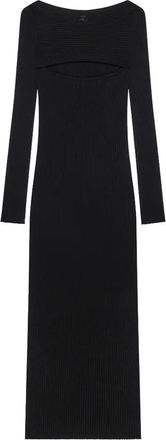 Courr&egrave;ges Maxikleid - Schwarz