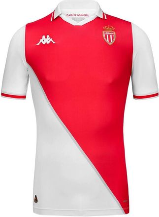 Kappa AS Monaco 24/25 Kombat Pro Home Short Sleeve T-Shirt S