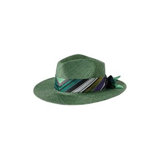 Missoni Femme, Accessoires, Vert, Taille: ONE Size Panama Hat