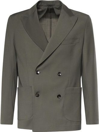 Michael Coal MC-Austin Zweireihiger Blazer - - Jackets - Herren - Gr&uuml;n - S