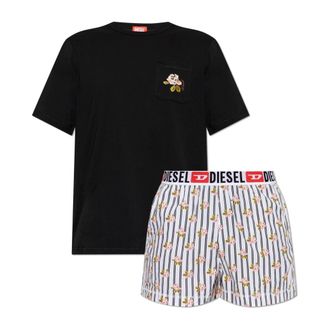 Diesel Homme, V&ecirc;tements de nuit et de d&eacute;tente, Noir, Taille: XL Kit-Jack-D-Core Ensemble Pyjama Deux Pi&egrave;ces