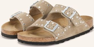 Birkenstock Pantoletten Arizona Rivet Leve beige