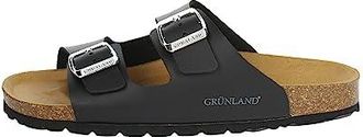 GrÜnland Femme SARA Sandale, Noir, 38 EU