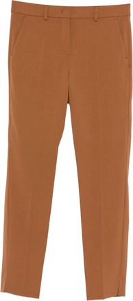 Sportmax slit trousers - Braun