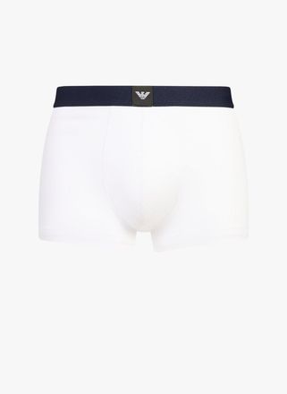 Emporio Armani Lot de 3 boxers unis en coton m&eacute;lang&eacute;