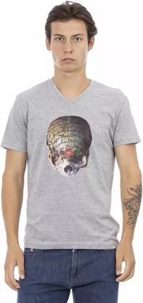 Trussardi Homme, Tops, Gris, Taille: S Action T-Shirt