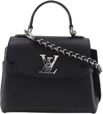 Louis Vuitton Pre-owned Lockme Ever Mini Calfskin 2way bag - Femme - Pre-owned - Noir - Taille: ONE Size
