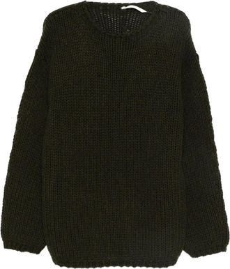 Label Under Construction pull à bords côtelés - Vert