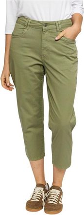 2-Biz Femme, Pantalons, Vert, Taille: 46 FR Cropped Pantalons