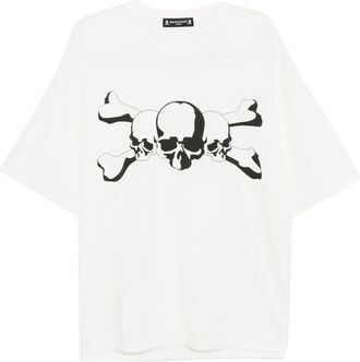 Mastermind Japan t-shirt à logo imprimé - Blanc