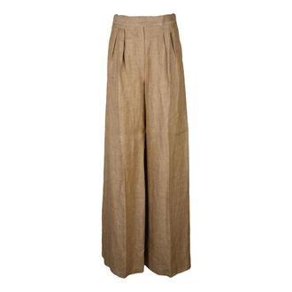 Max Mara Damen, Hosen, Braun, SGr&ouml;&szlig;e