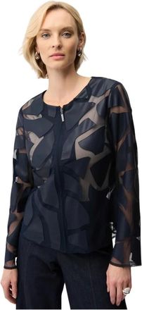 Joseph Ribkoff Femme, Vestes, Bleu, Taille: 42 FR Light Jacket