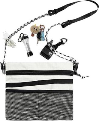 Generico Sac à dos à bandoulière simple pour homme, sac à bandoulière imperméable | Sac de ceinture de grande capacité pour téléphone portable léger extérieur 