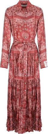 Golden Goose Robe Chemise Golden Bandana Rouge